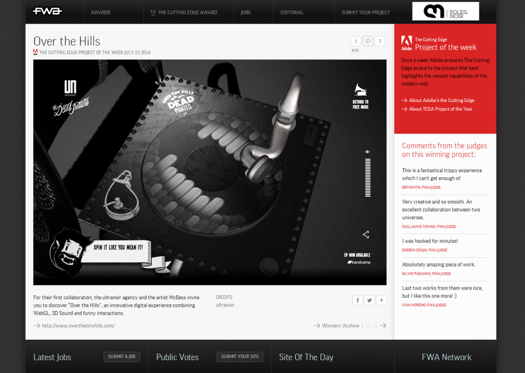 17 More Awesome Awards Websites | OpenWater